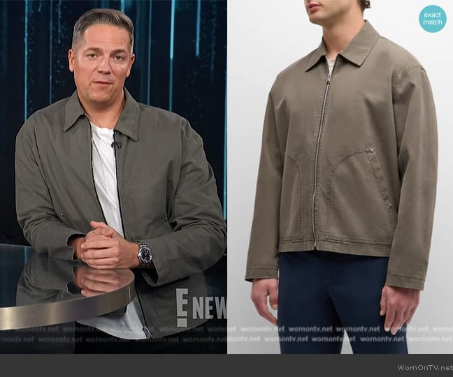 WornOnTV: Jason’s khaki zip jacket on E! News | Jason Kennedy | Clothes ...