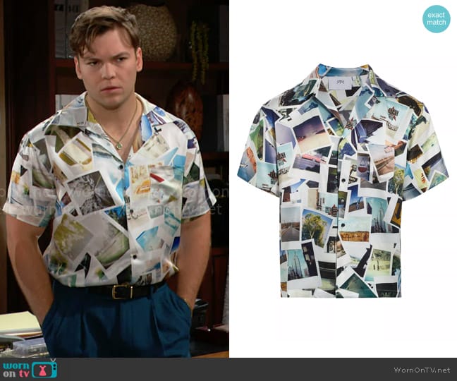 WornOnTV: RJ’s polaroid print shirt on The Bold and the Beautiful ...