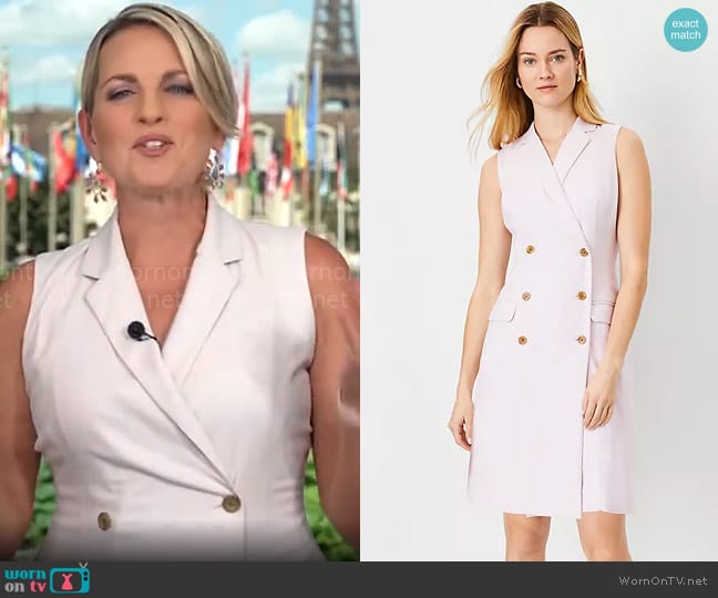 WornOnTV: Jamie Yuccas’ double breasted dress on CBS Mornings | Jamie ...