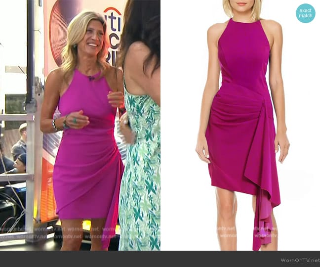 WornOnTV: Jane’s pink drape sleeveless dress on Today | Clothes and ...