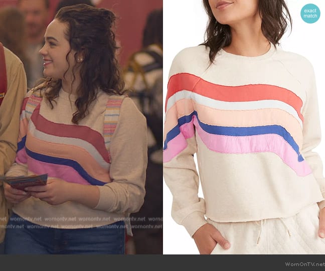 WornOnTV: Samantha’s swirl embroidered sweatshirt on Cobra Kai | Mary Mouser | Clothes and ...
