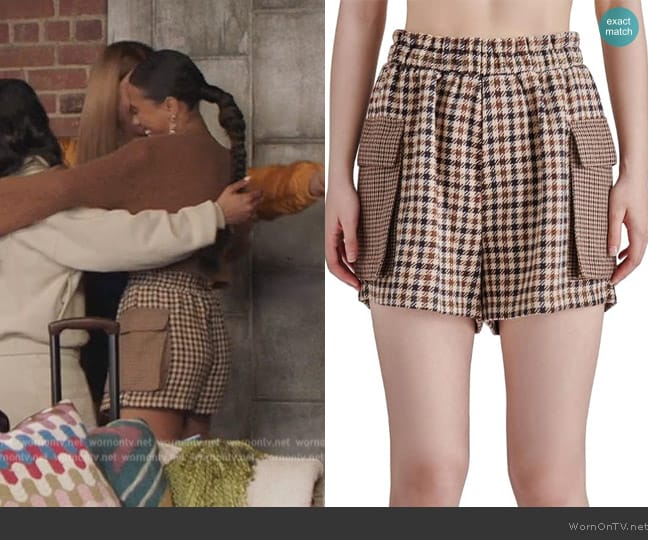 WornOnTV: Keisha’s gingham check shorts on All American Homecoming ...