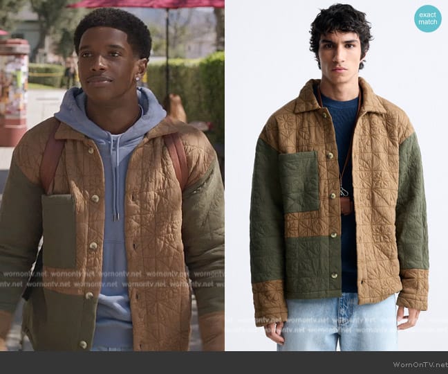 WornOnTV: Lando’s colorblock quilted jacket on All American Homecoming ...