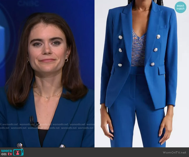 WornOnTV: Pippa Stevens’ blue double breaseted blazer on NBC News Daily ...