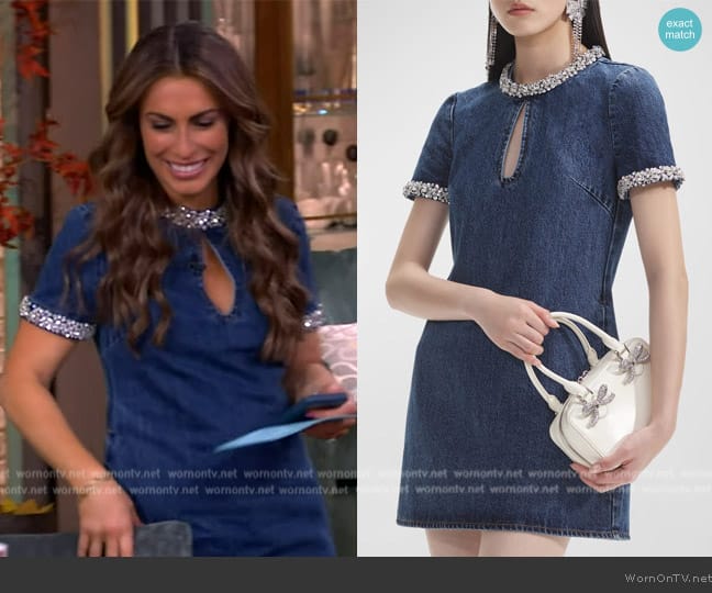 WornOnTV: Alyssa’s denim cutout mini dress on The View | Alyssa Farah Griffin | Clothes and ...