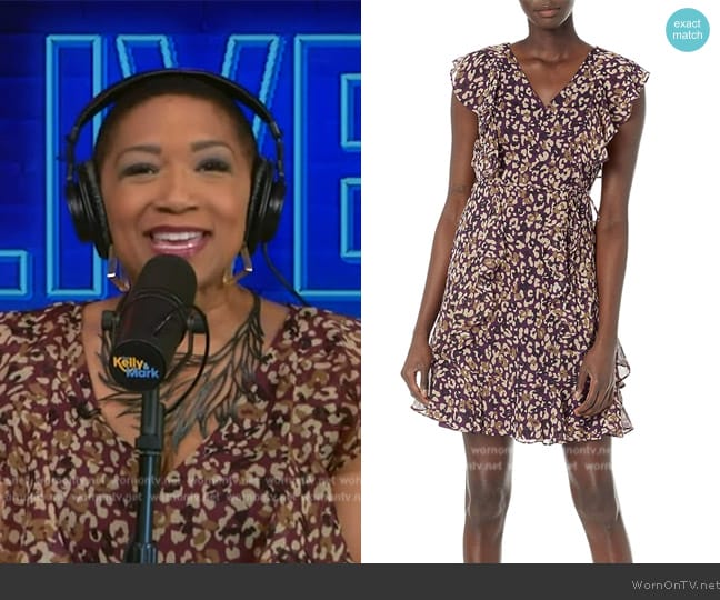 WornOnTV: Deja Vu’s floral print dress on Live with Kelly and Mark ...