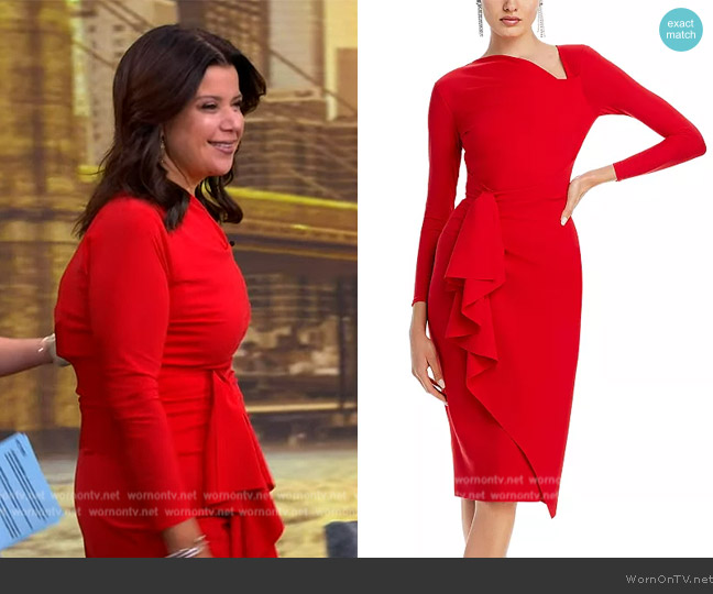 WornOnTV: Ana’s red ruffle dress on The View | Ana Navarro | Clothes and Wardrobe from TV