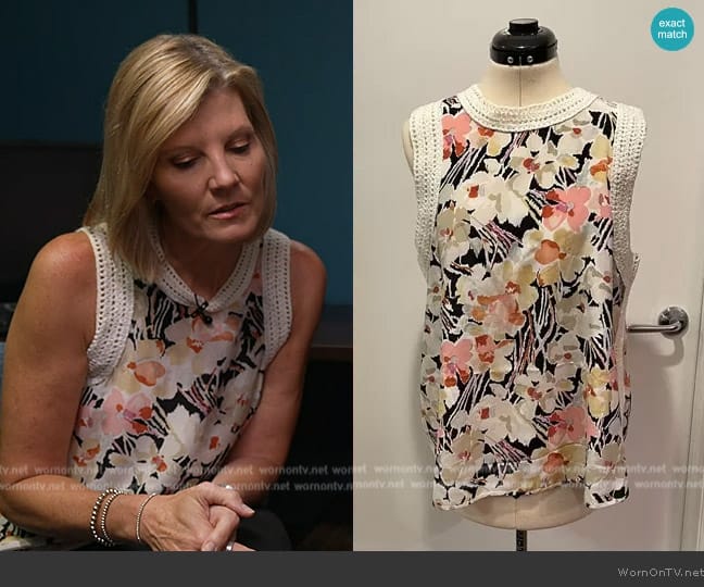 WornOnTV: Kate’s floral print top on NBC News Daily | Kate Snow ...