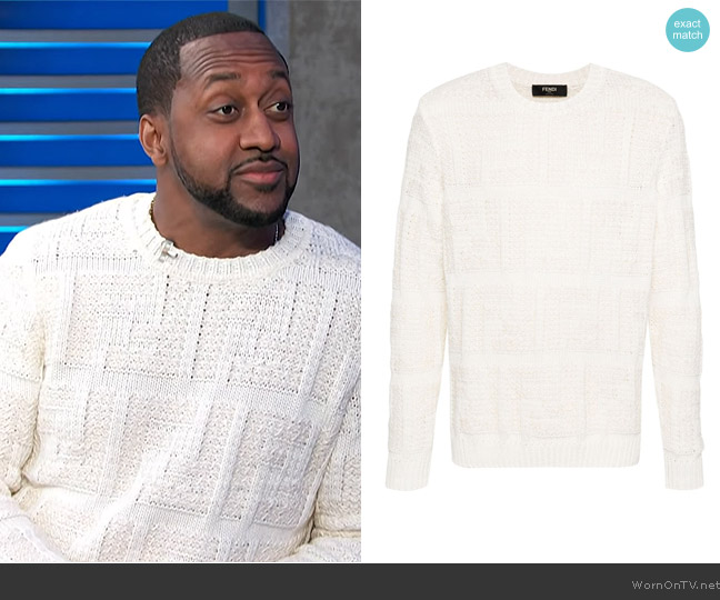 WornOnTV: Jaleel White’s white knit sweater on Access Hollywood ...