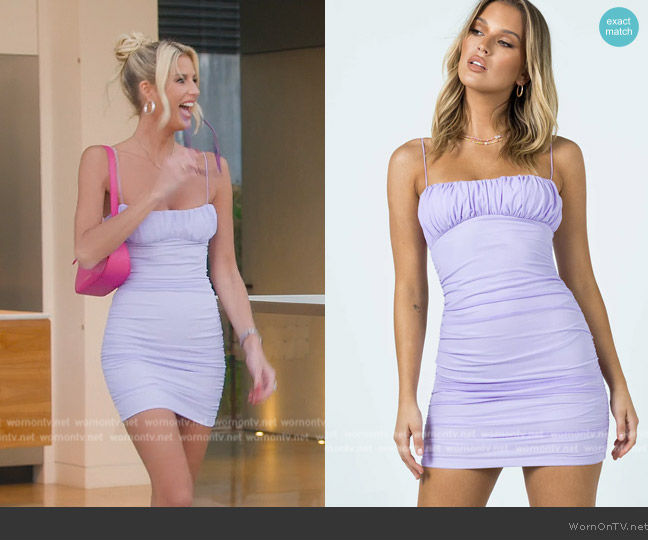 WornOnTV: Emma’s lavender mini dress on Selling Sunset | Emma Hernan ...