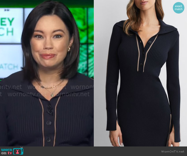 WornOnTV: Jo Ling Kent’s knit button up dress on CBS Mornings | Jo Ling ...