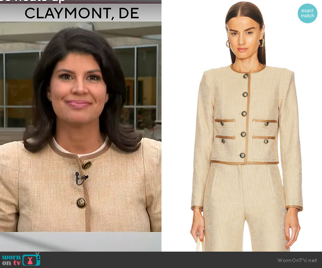WornOnTV: Natalie Brand’s beige jacket on CBS Mornings | Natalie Brand ...