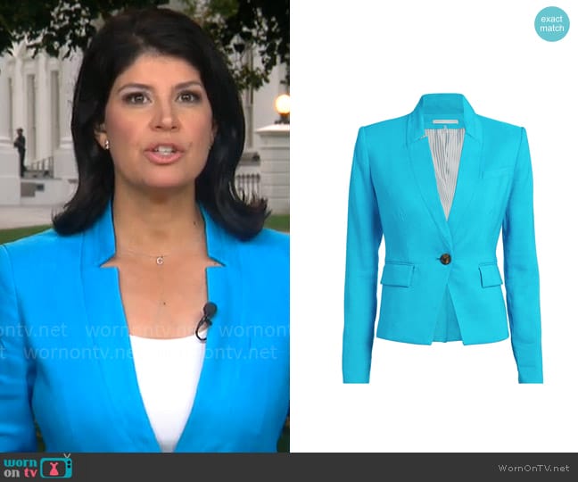 WornOnTV: Natalie Brand’s turquoise blazer on CBS Mornings | Natalie ...