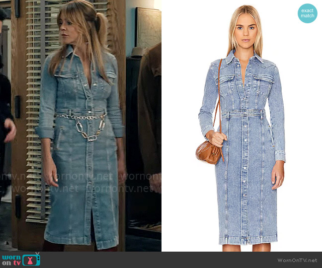WornOnTV: Morgan’s denim shirtdress on High Potential | Kaitlin Olson ...