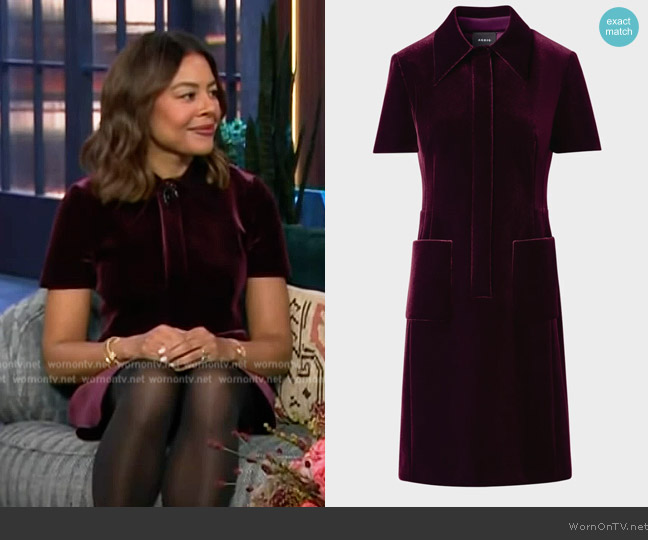 WornOnTV: Nancy Twine’s burgundy velvet dress on The Kelly Clarkson ...