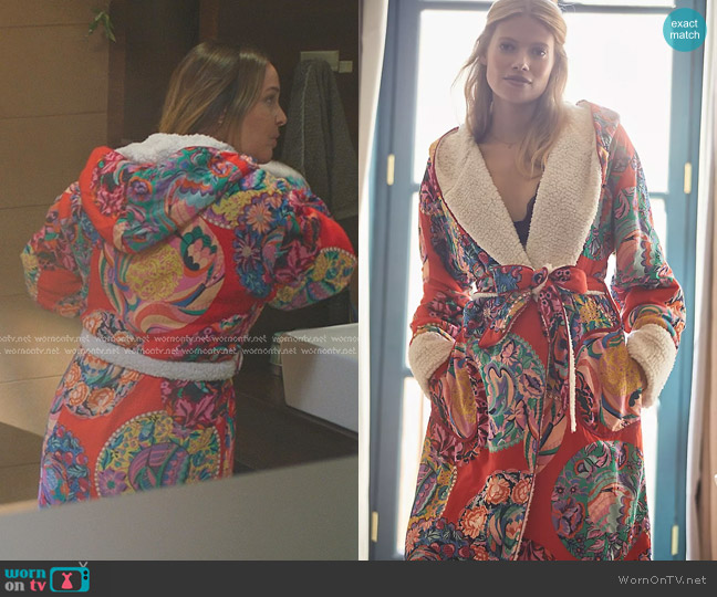 WornOnTV: Jo’s red print hooded robe on Greys Anatomy | Camilla ...