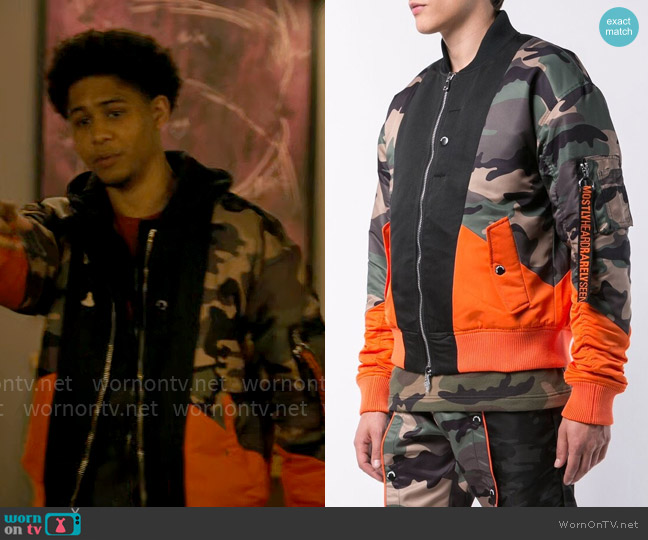 WornOnTV: Victor’s camo and orange jacket on The Penguin | Rhenzy Feliz ...