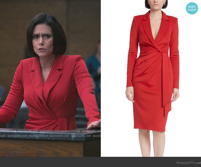 WornOnTV: Red twist front blazer dress on Reasonable Doubt | Clothes ...