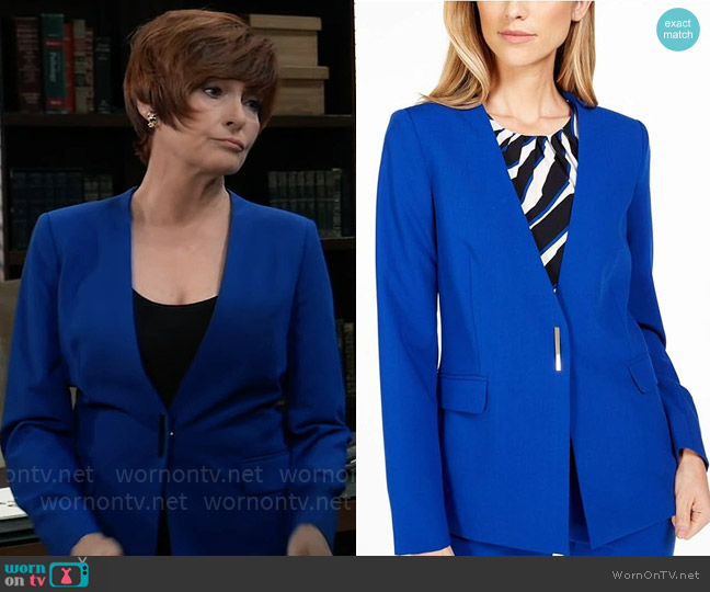 WornOnTV: Diane’ blue blazer on General Hospital | Carolyn Hennesy ...