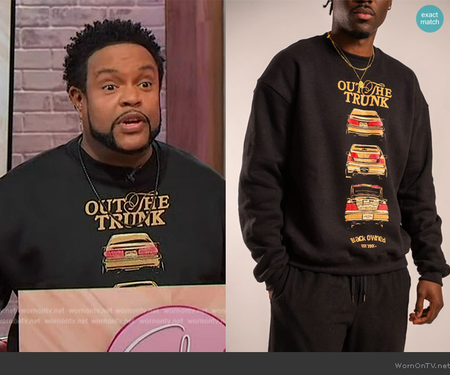 WornOnTV: Jawn’s Out the trunk graphic sweatshirt on Sherri | Jawn ...