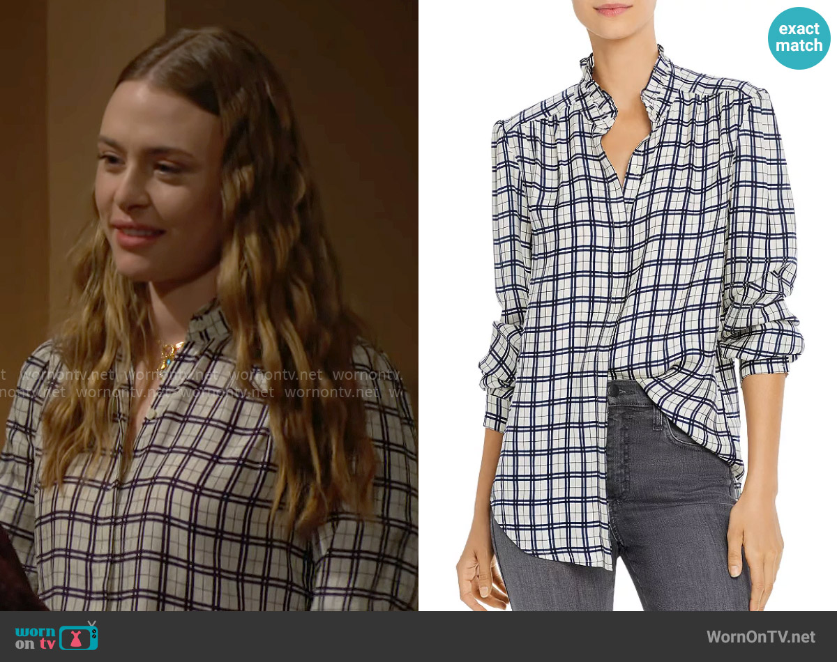 WornOnTV: Claire’s plaid blouse on The Young and the Restless | Hayley ...