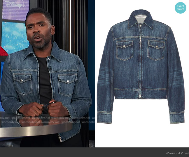 WornOnTV: Justin’s denim jacket on E! News | Justin Sylvester | Clothes ...