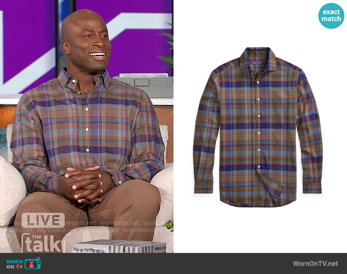 WornOnTV: Akbar’s plaid shirt on The Talk | Akbar Gbajabiamila ...