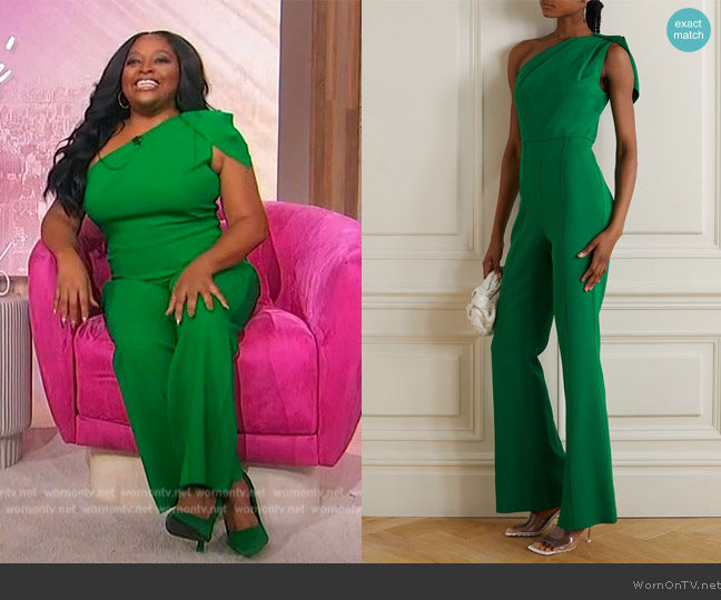 WornOnTV: Sherri’s green one shoulder jumpsuit on Sherri | Sherri ...
