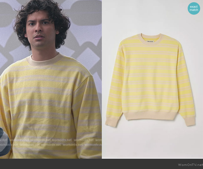 WornOnTV: Miguel’s yellow stripe sweater on Cobra Kai | Xolo Mariduena ...
