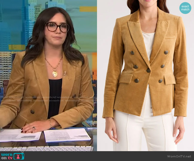 WornOnTV: Savannah’s beige corduroy blazer on NBC News | Savannah ...