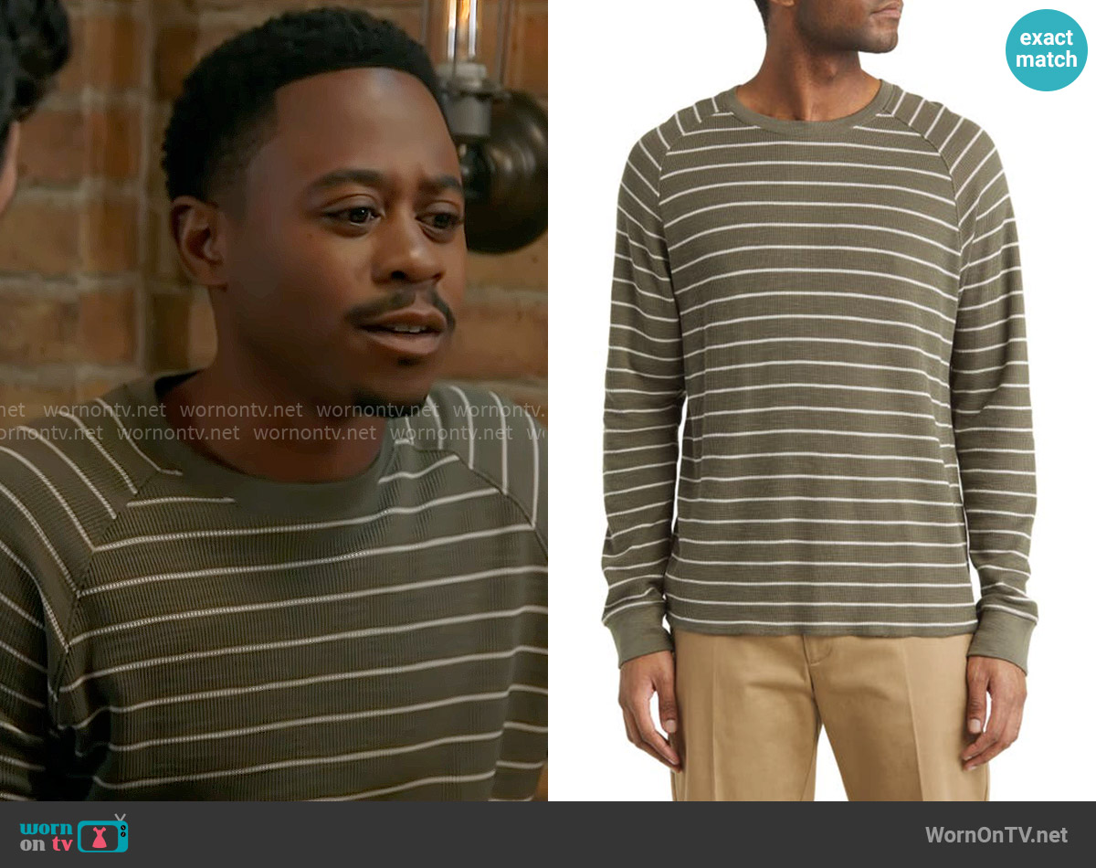 WornOnTV: Ritter’s green striped long sleeve shirt on Chicago Fire ...