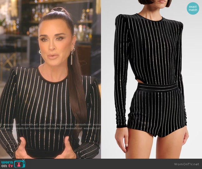 WornOnTV: Kyle’s striped velvet confessional top on The Real Housewives ...