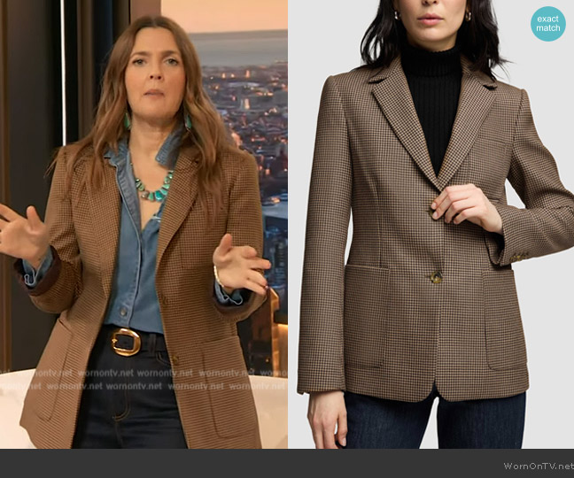WornOnTV: Drew’s beige check blazer on The Drew Barrymore Show | Drew Barrymore | Clothes and ...