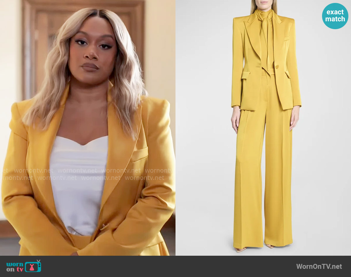 WornOnTV: Fatima’s yellow suit on Tyler Perrys Sistas | Crystal ...