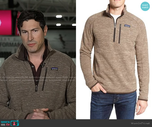 WornOnTV: Sam Brock’s brown half-zip sweater on Today | Clothes and ...