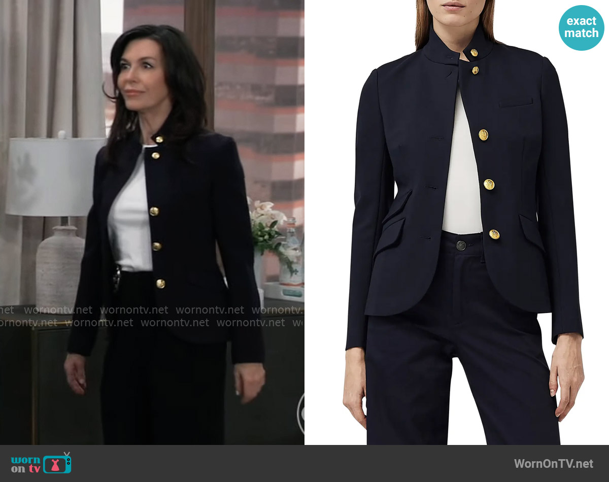 WornOnTV: Anna’s jacket with gold buttons on General Hospital | Finola ...