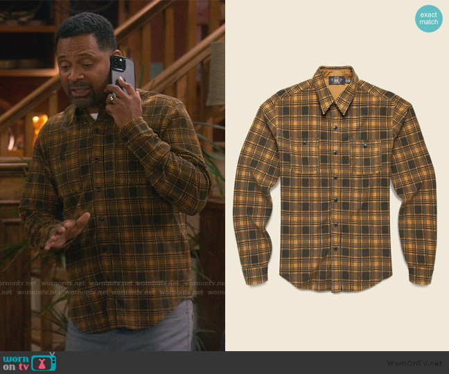 WornOnTV: Bennie’s mustard plaid shirt on The Upshaws | Mike Epps ...