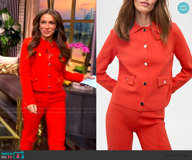 WornOnTV: Alyssa’s red denim jacket and pants on The View | Alyssa Farah Griffin | Clothes and ...