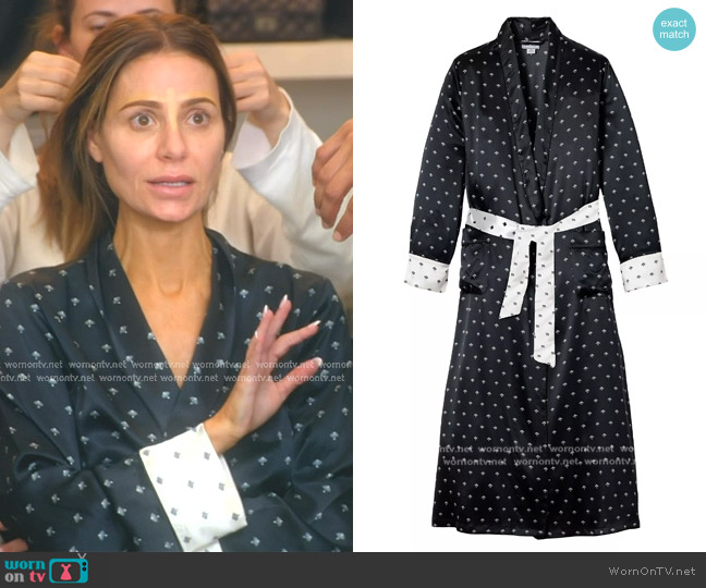 WornOnTV: Dorit’s black print robe on The Real Housewives of Beverly ...