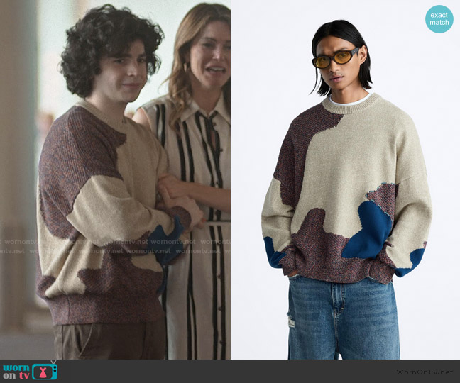 WornOnTV: Anthony’s abstract knit sweater on Cobra Kai | Clothes and ...