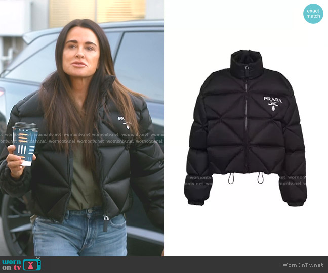 WornOnTV: Kyle’s black down jacket on The Real Housewives of Beverly Hills | Kyle Richards ...