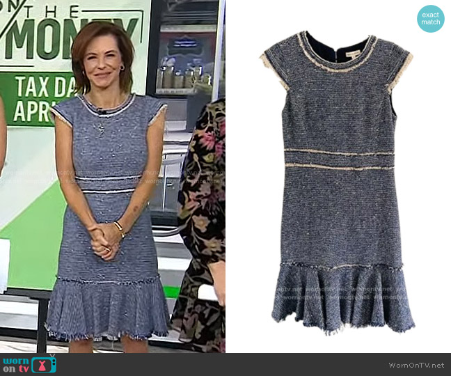 WornOnTV: Stephanie Ruhle’s blue tweed dress on Today | Clothes and ...