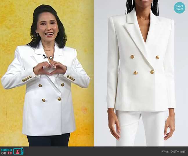 WornOnTV: Vicky’s white double breasted blazer on Today | Vicky Nguyen | Clothes and Wardrobe ...