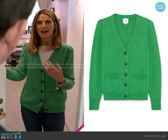 WornOnTV: Savannah’s green cardigan on Today | Savannah Guthrie ...