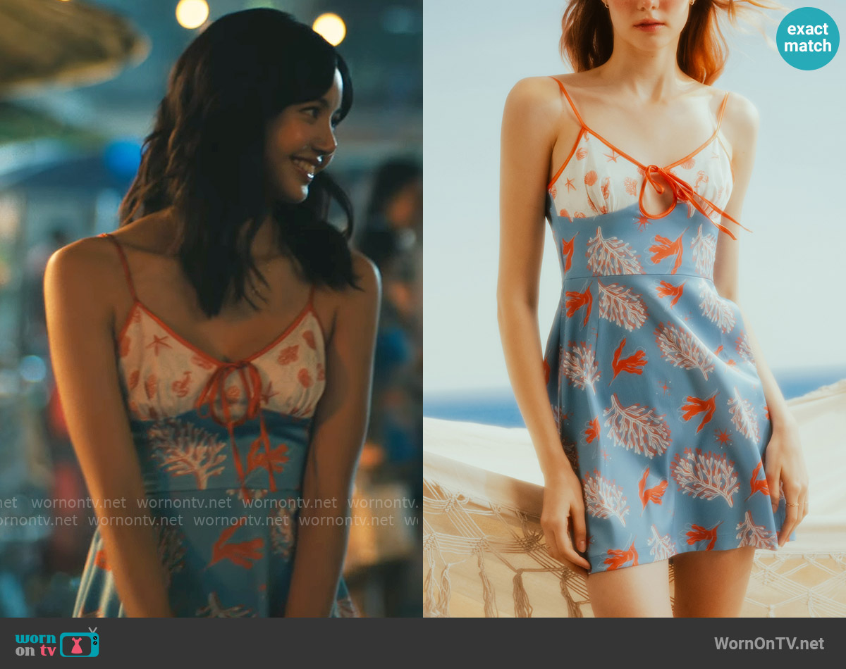 WornOnTV: Mook’s sea print dress on The White Lotus | Clothes and Wardrobe from TV