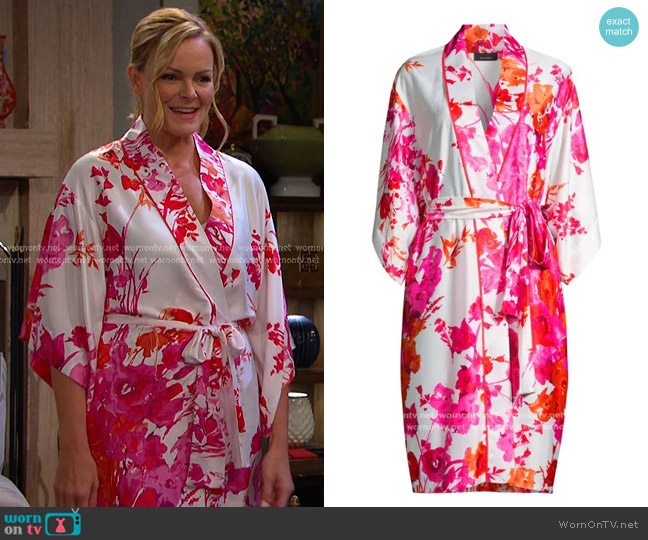 WornOnTV: Belle’s white and pink floral robe on Days of our Lives ...
