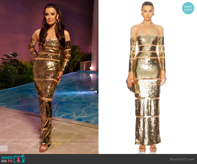 WornOnTV: Kyle’s reunion dress on The Real Housewives of Beverly Hills | Kyle Richards | Clothes ...