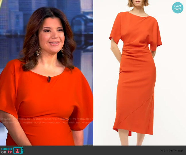 WornOnTV: Ana’s red dress on The View | Ana Navarro | Clothes and Wardrobe from TV