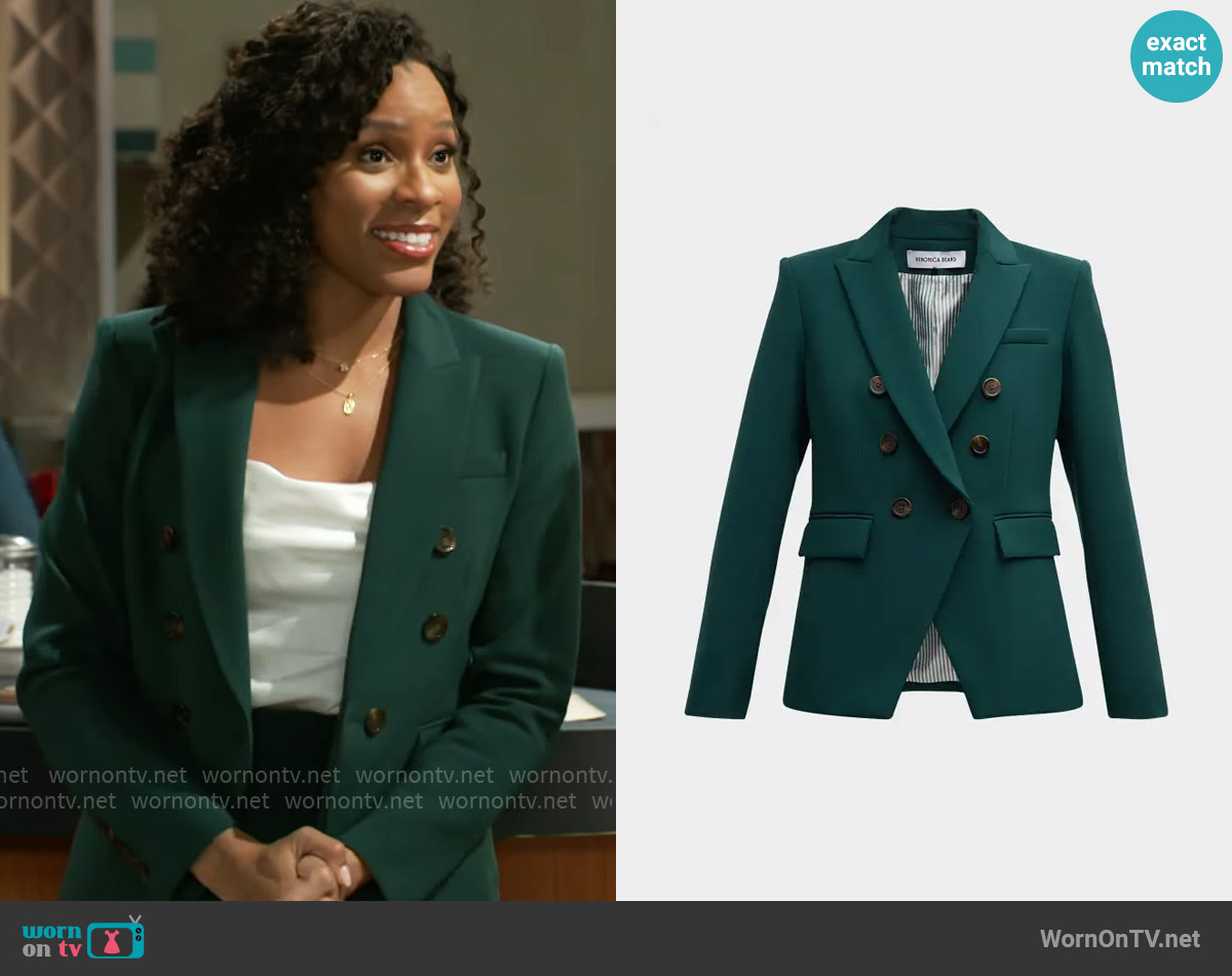 WornOnTV: Naomi’s green blazer on Beyond the Gates | Arielle Prepetit ...