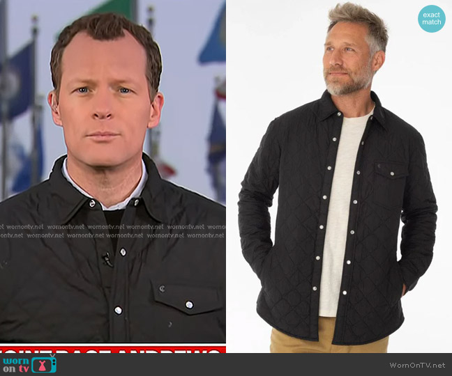 WornOnTV: Ryan Nobles’s black quilted jacket on Today | Clothes and ...